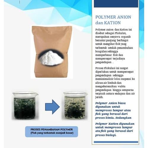 Jual Polimer Polymer Kation Cationic Sludge Lumpur screw press biologi ...