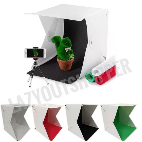 Jual mini studio foto box portable termasuk 4 background - Jakarta ...