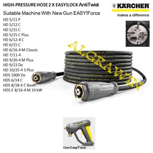 Jual Karcher Selang High Pressure Hose 2xEasyLock DN6 250bar 10m ...