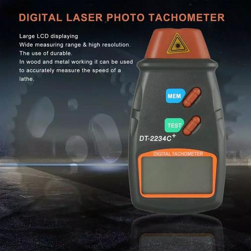 Jual alat ukur kecepatan putaran rpm meter tachometer tacometer digital ...