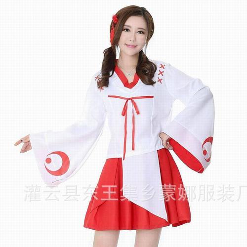 Jual CC-06 kimono miiko pendek moon bulan yukata cosplay costume kostum ...