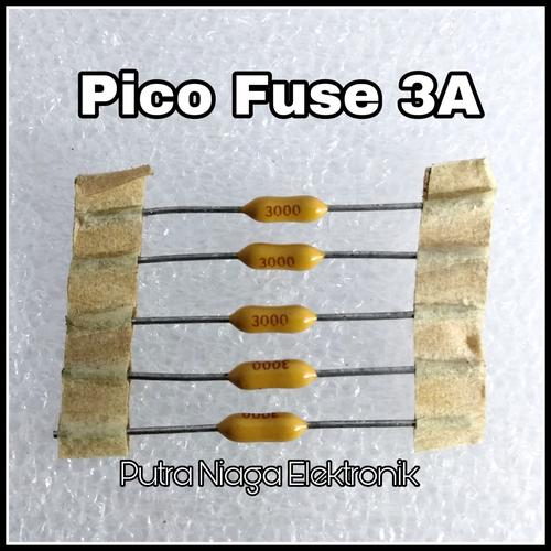 Jual Pico Fuse 3A / Sikring Axial / Sekering Littlefuse fast acting ...