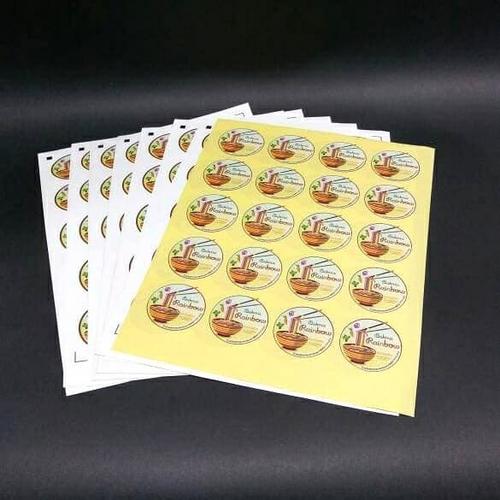 Jual Cetak Stiker Chromo Print and Cut A4+ Label - Jakarta Pusat - ABC ...