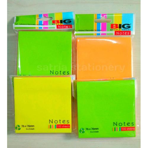 Jual Stick Note BIG 76 x 76 mm Warna - Kota Semarang - TS Stationery ...