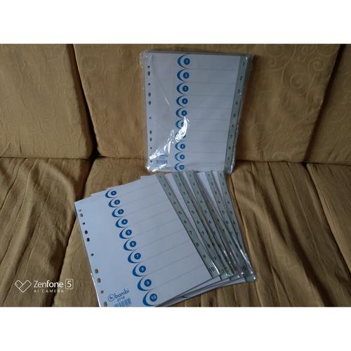 Jual Pembatas Map - Divider Plastik 1-10 A4 2710 Bambi - Kab. Bekasi ...