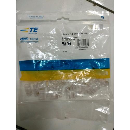 Jual AMP Connector RJ45 - AMP Konektor RJ45 Cat5 Kemasan 50Pcs - Kota ...