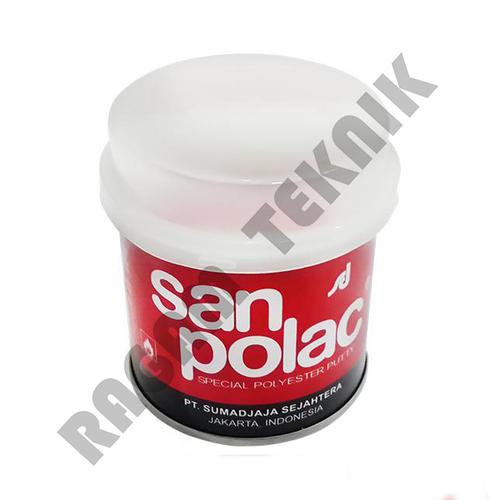 Jual sanpolac 250 g dempul putty besi plastik polymer polyester mobil ...