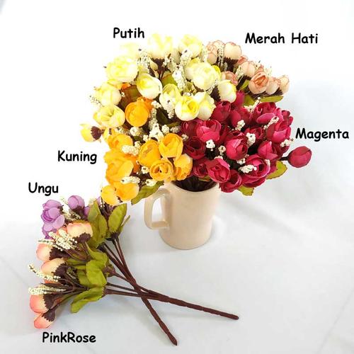 Jual Bunga Plastik Tulip Artificial Setangkai Kembang Hias Palsu - AF09 ...