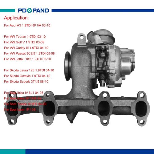 Jual motor turbo charger part GT1646V supercharger for Audi A3 BXE ...