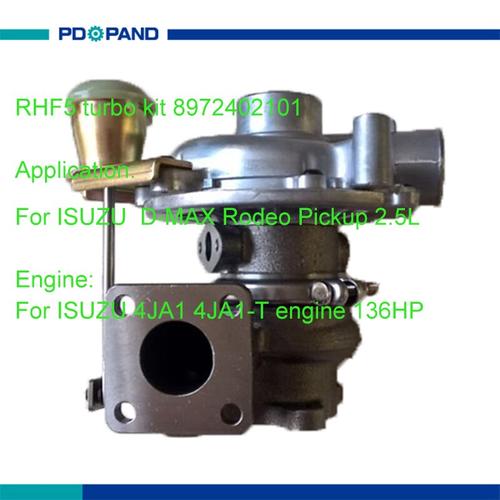 Jual motor turbocharger part RHF5 supercharger turbolader turbine for ...