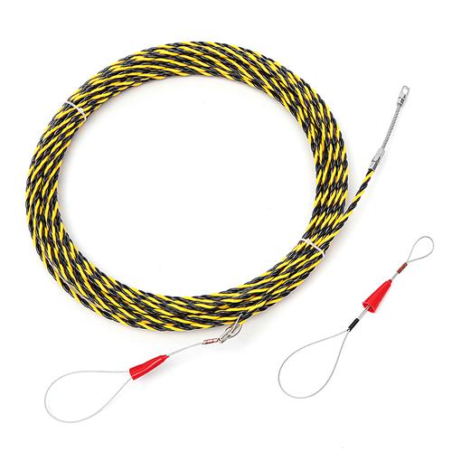 Jual 5M/10M/15M/20M/25M 6mm Spiral Cable Puller Conduit Snake Cable ...