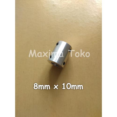 Jual Aluminum Alloy Coupling 8x10 mm Shaft Coupler 8 mm ke 10 mm 8mm x ...