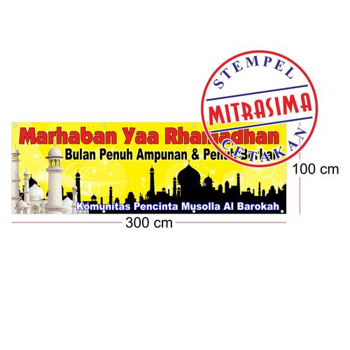 Jual Spanduk Banner ukuran 300x100 cm dengan desain sesuai keinginan ...