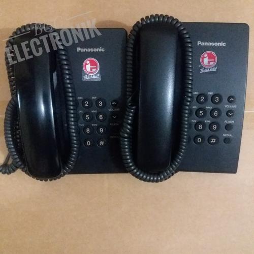 Jual Telepon Panasonic KX-TS505 Buat Rumah Dan Kantor Warna Hitam ...