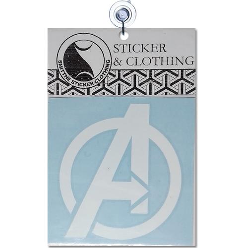 Jual Stiker Avengers A Marvel Logo Cutting Sticker Putih 8cm - Kab ...