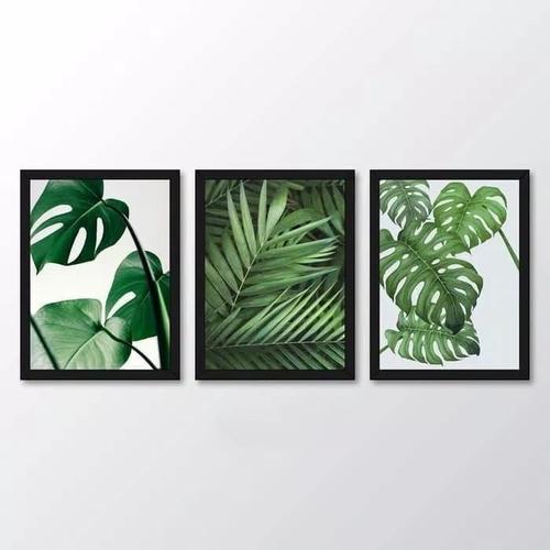 Jual Tiga Poster A3 tanpa Bingkai Lukisan Monstera Dekorasi Rumah ...