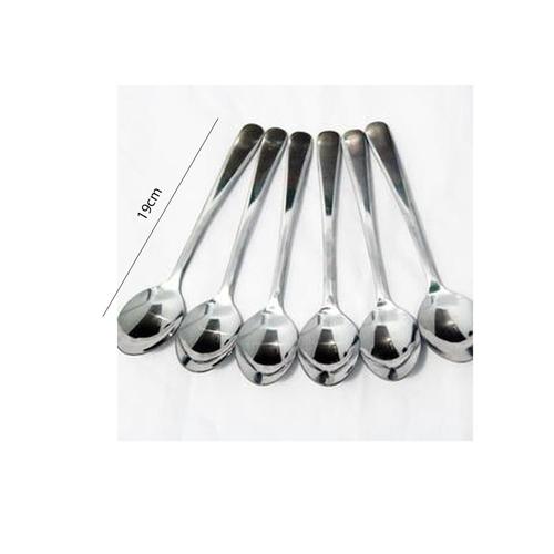 Jual Sendok Stainless Tebal atau alat makan 1 set Isi 6 - BULAT ...
