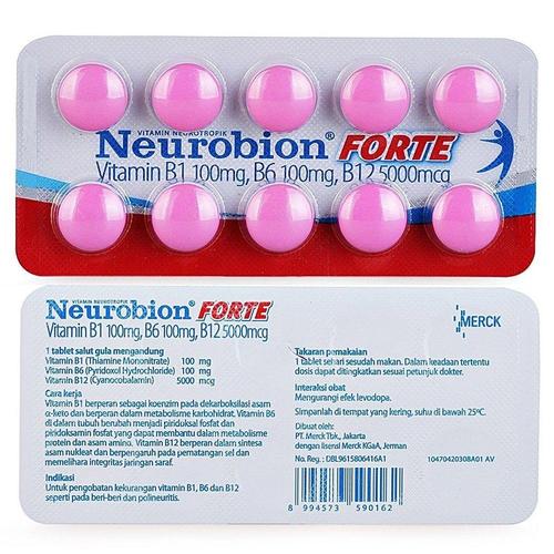 Jual neurobion forte merah 1 papan isi 10 tablet - Kota Medan - toko ...