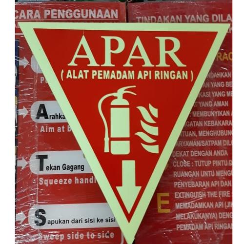 Jual AKRILIK APAR SEGITIGA FOSFOR 20X20CM GLOW IN THE DARK ACRYLIC ...