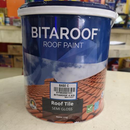 Jual BITAROOF ROOF PAINT CAT GENTENG TINTING CAT EXTERIOR ATAP 4 Kg ...