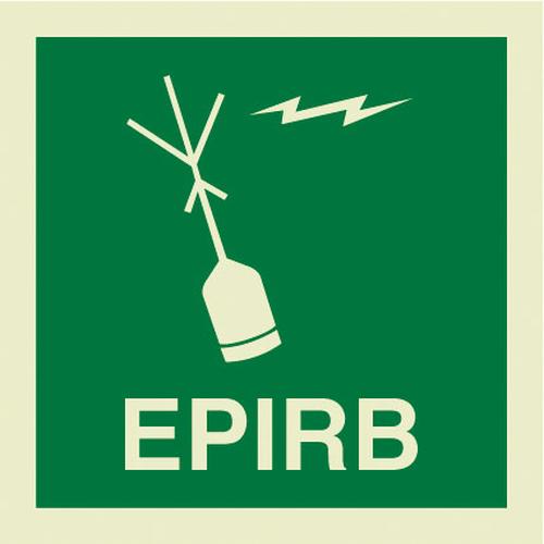 Jual IMO Symbol - Sticker EPIRB with text - IMPA 334114 - Maritime ...