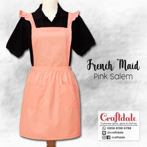 Jual Apron/celemek French maid style - Pink Salem - Jakarta Barat ...