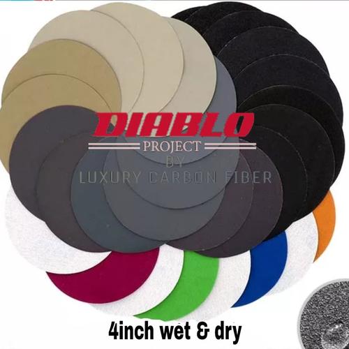 Jual Sanding disc 4 Inch 100mm. Grid 2000. Sanding pad Silicon Carbide ...