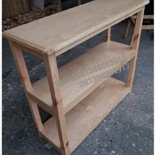 Jual rak/meja/rak kayu/meja & rak/rak sepatu/meja tingkat/kayu/mebel ...