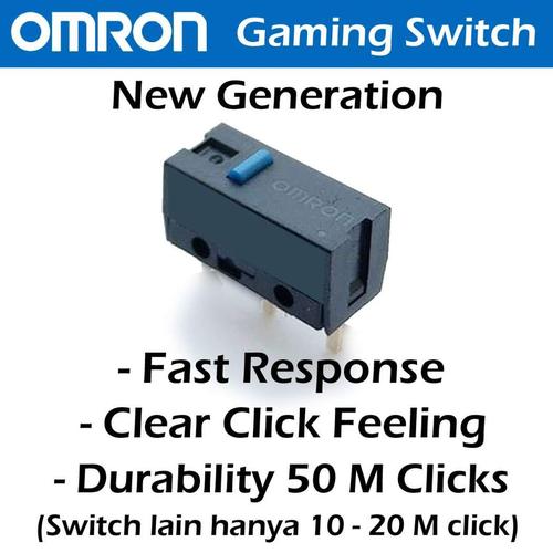 Jual Omron Blue Gaming Mouse Switch / D2FC-F-K(50M) - Kota Surabaya - Free Keep | Tokopedia