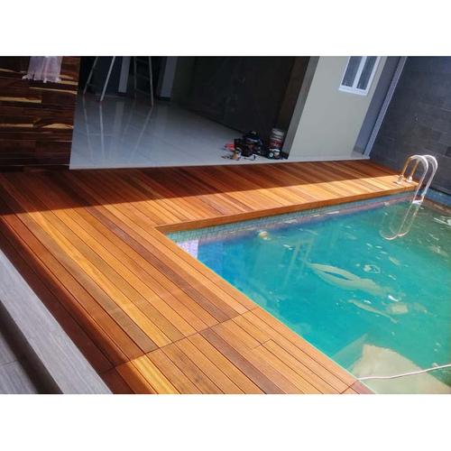Jual Lantai Kayu Decking Bengkirai Deck Pool Lantai Kolam,Teras Balkon ...