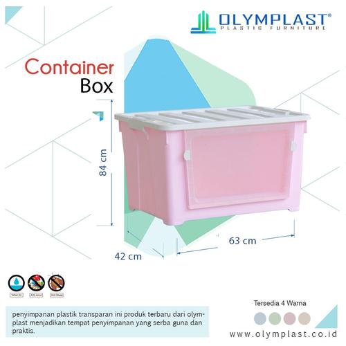 Jual Olymplast Box Container 62 Liter Kotak Plastik Penyimpanan ...