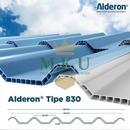 Jual Atap uPVC Alderon -830 10 mm (Warna Biru dan Putih) - 1/2 METER - Biru - Jakarta Barat ...