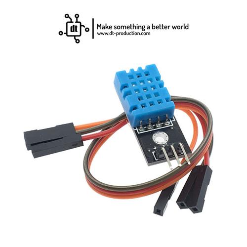 Promo Sensor Dht11 Dengan Kabel Module Sensor Suhu Dan Kelembaban Kota Manado Dt Production
