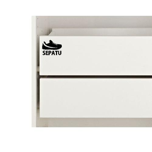 Jual Stiker Nama Sepatu Lemari Pakaian Laci Cabinet Rak Kaizen Sticker ...