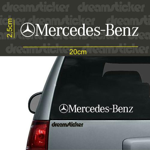 Jual Sticker Stiker Mobil Mercedes Benz - Putih - Kab. Bandung ...
