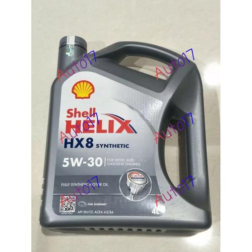 Jual OLI MOBIL SHELL HELIX HX8 5W-30 SN/CF GALON ORIGINAL RESMI - Kota ...