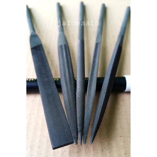Jual Kikir Besi set 5 pcs/Kikir Sumpit 5 x 180 mm/tjap mata - Jakarta ...