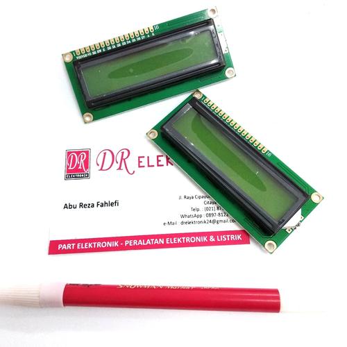 Jual LCD Hijau Green 1602 16*2 2*16 16x2 2x16 Display Module Modul ...