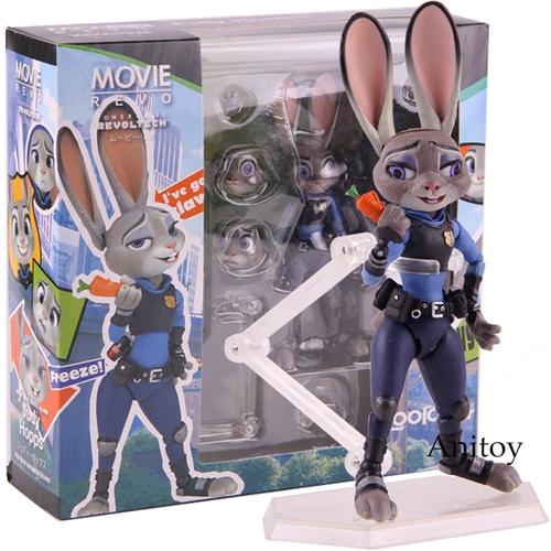 Jual Baru Action Figure PVC Model Revoltech Zootopia Judy Hopps ...