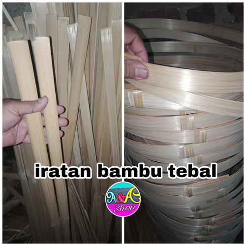 Jual iratan bambu tebal bahan kerajinan bambu bahan anyaman - Kab ...