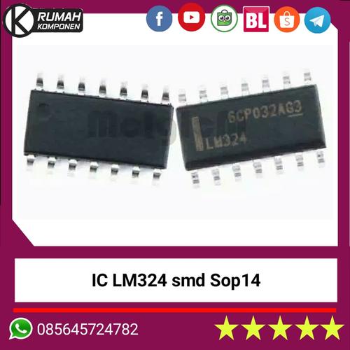 Jual IC LM324 smd sop14 - Kota Malang - rumah komponen malang | Tokopedia