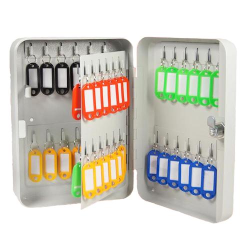 Jual Metal Safety Lock Key Box Hook 48 Keys - Tempat Penyimpanan Kunci ...