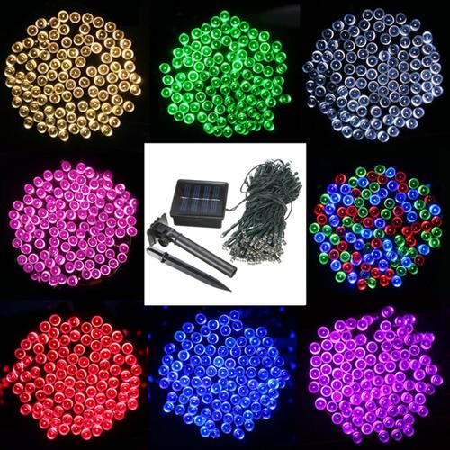 Jual 200 LED Solar Powered Fairy String Light Garden Party Decor ...