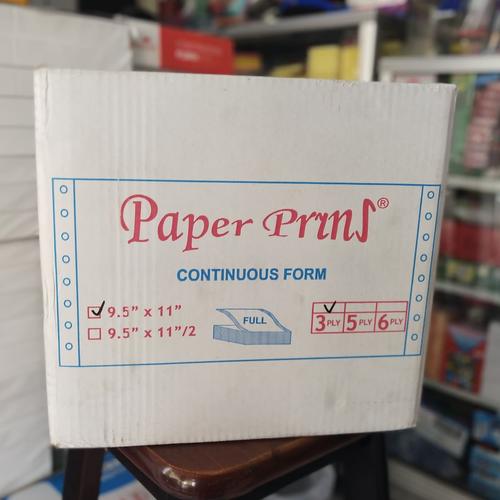 Jual Continuous Form Paper Prins 9.5" x 11" - 3 ply isi 1000 set - Kota ...