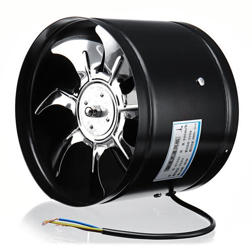 Jual 8 Inch 220V 80W Inline Duct Fan Booster Exhaust Blower Air ...