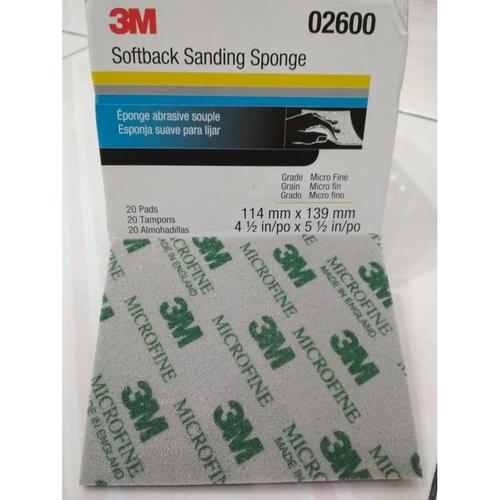 Jual Amplas 3M MicroFine - UnCut Sanding Sponge Micro Fine - Gundam ...