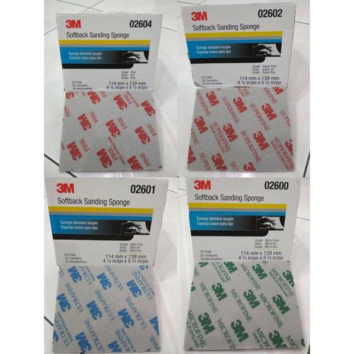 Jual Amplas 3M SET - UnCut Sanding Sponge FINE SUPER MICRO ULTRA ...