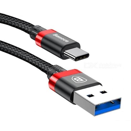 Jual KABEL DATA USB 3 0 TO TYPE C 3A GOLDEN BELT SERIES 1 5M BLACK RED ...