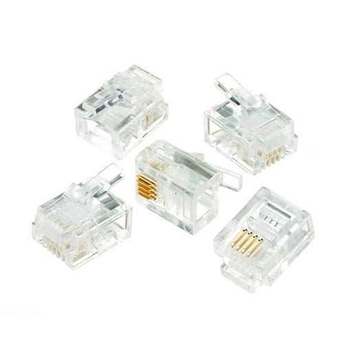 Jual Connector RJ11 4 Pin Telephone - Jakarta Pusat - electric castle ...