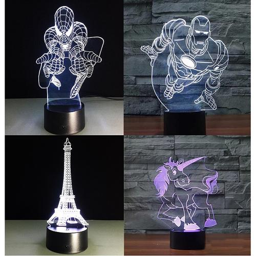 Jual Lampu 3D / Lampu Tidur - Lampu Hias With LED Putih - planet - Kota ...